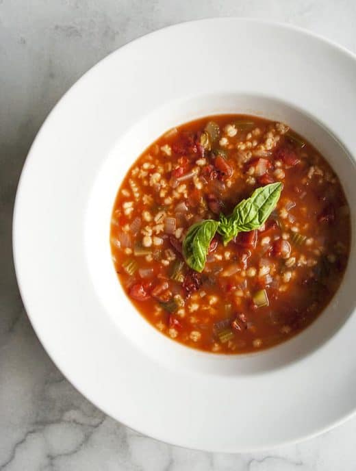 Tomato Barley Soup – Bijouxs | Little Jewels from the Kitchen